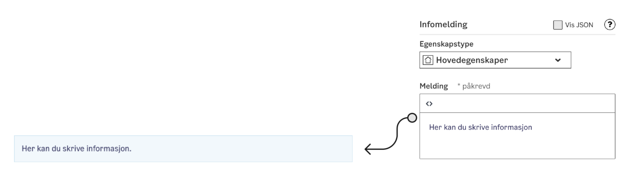 Informasjonstekstelementer